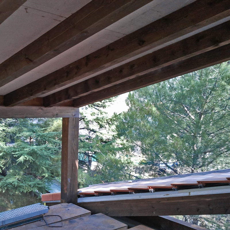 Cubiertas y tejados - Madera77